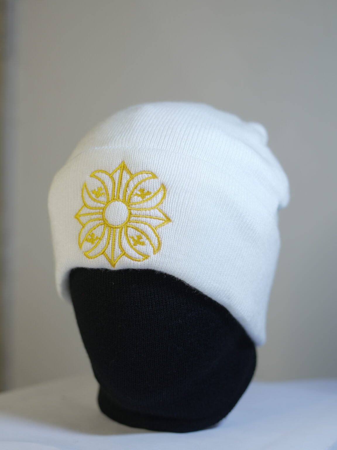 White Angel Knit Beanie – awtara.com